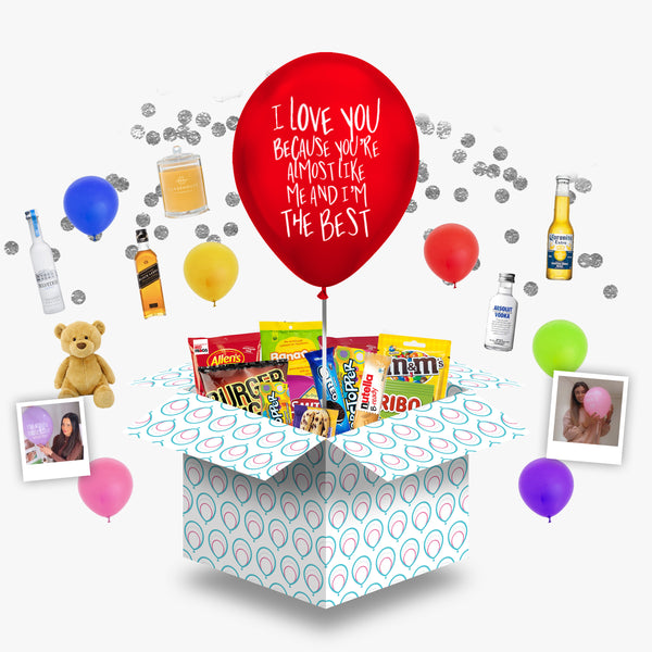 I LOVE YOU BECAUSE YOU'RE ALMOST LIKE ME & I'M THE BEST – Cake Mail